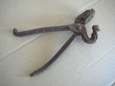 DECKERS ANIMAL MARKER ANTIQUE PIG SNOUTER NOTCHER IRON FARM VETERINARY ...