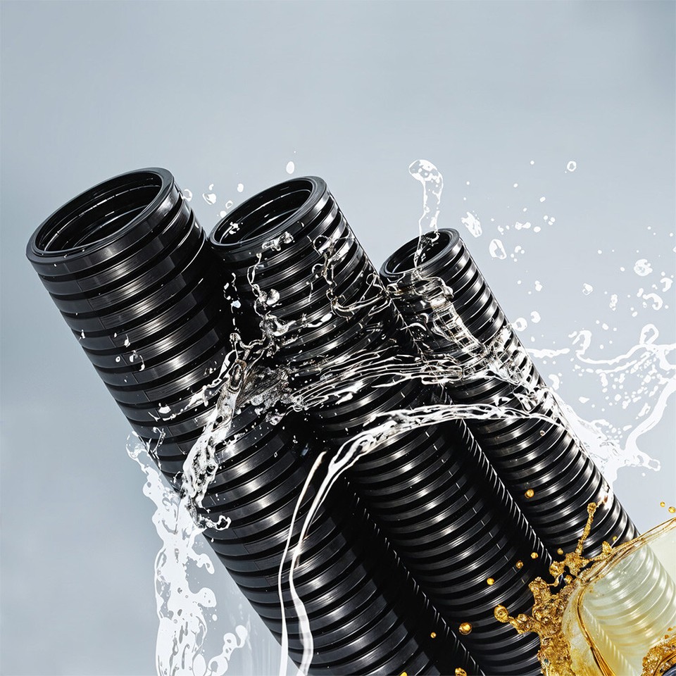 10/30/50 M Conduit Non-Split & Split Flexible Cable Tube Trunking PE ...