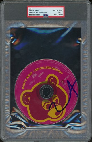 Kanye West Ye Signed Autograph The College Dropout CD Album PSA/DNA ...