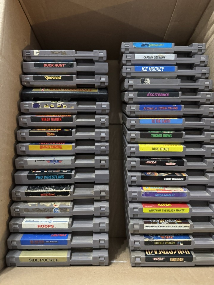 NES Nintendo 31 Video Game Lot - Classic and Rare Games Included | eBay