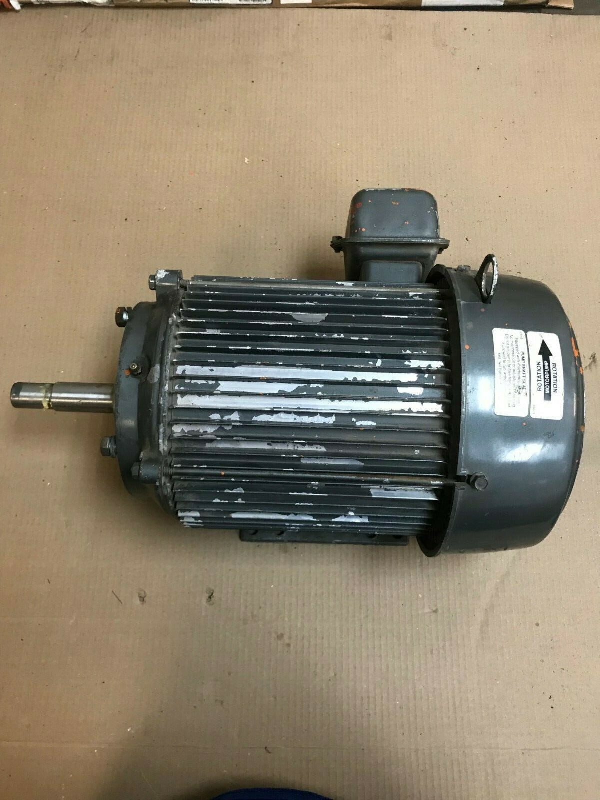 Unimount 125 Motor B069A 3 phase 3 HP 3490 RPM Frame 1.82JM 208v-230v ...