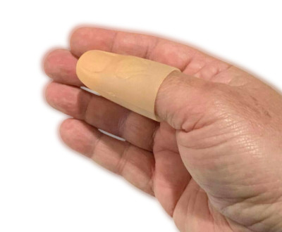 LARGE THUMB TIP SOFT PLASTIC Magic Trick Fake Finger Vanishing Match ...