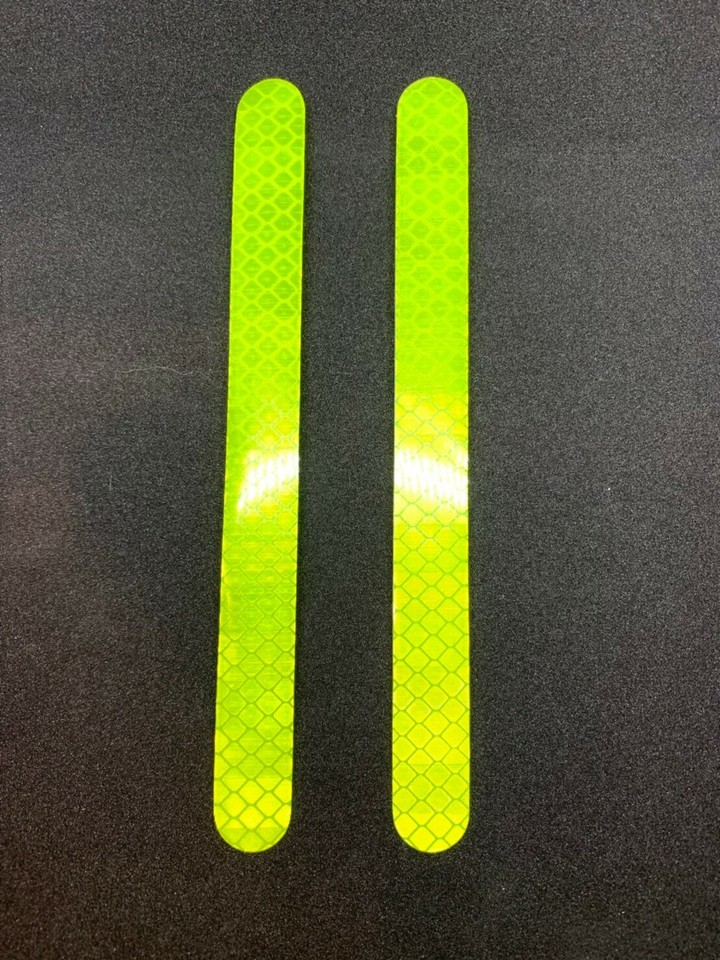 Fluorescent Reflective Sticker Waterproof Round Head Stripe Graphic TLS ...