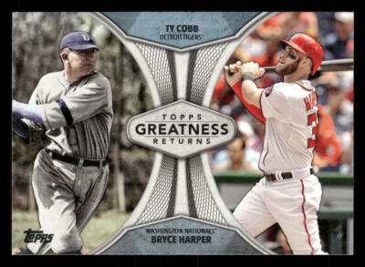 2019 Topps #GR-11 Ty Cobb / Bryce Harper Greatness Returns | eBay