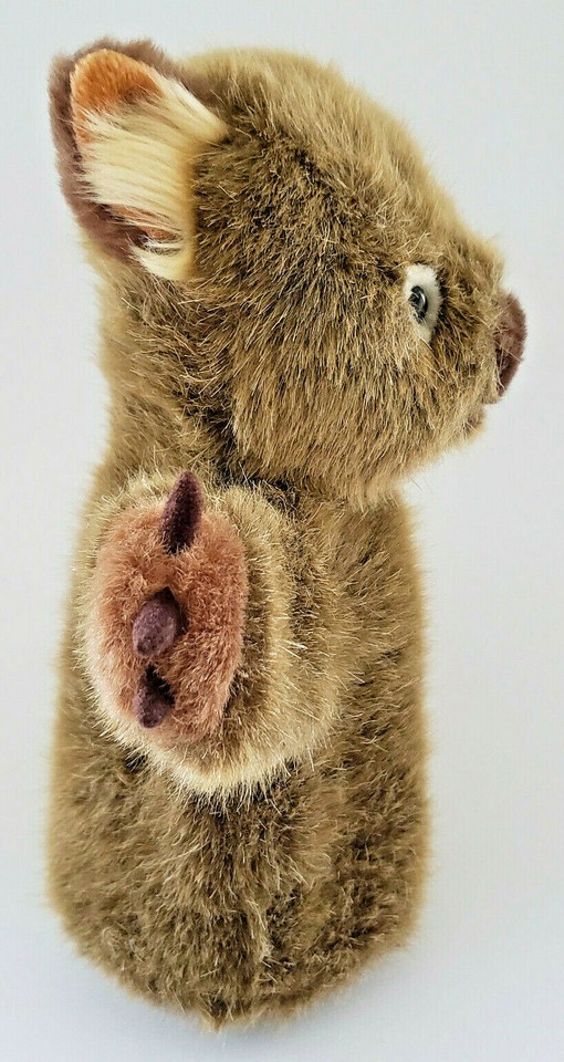 Minkplush Wolly the Wombat Plush Animal Hand Puppet Interactive Pretend ...