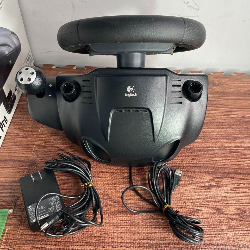 PS2 PS3 Compatible Controller Logitech GT Force Pro Feedback Steering ...