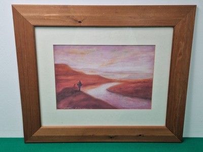 Framed River Caledon African Landscape Print by the Artist Tony Hudson ...