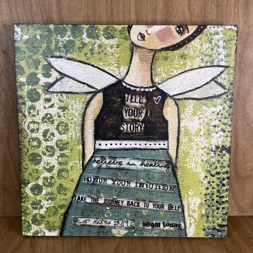 Kelly Rae Roberts Inspirational Wall Art Believe In Healing 16x16 ...