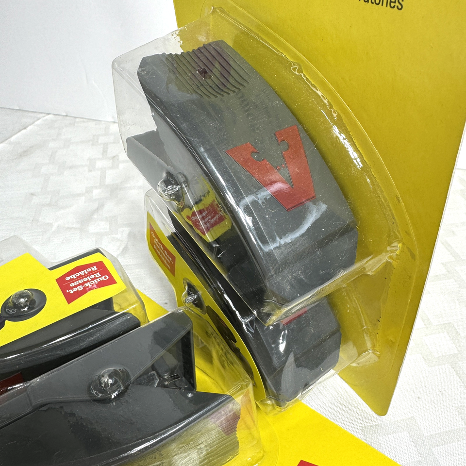 Victor Quick Set Mouse Traps 4 TRAPS No Touch Easy to Set Clean Humane ...
