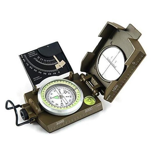 Multifunctional Military Metal Sighting Navigation Compass with ...