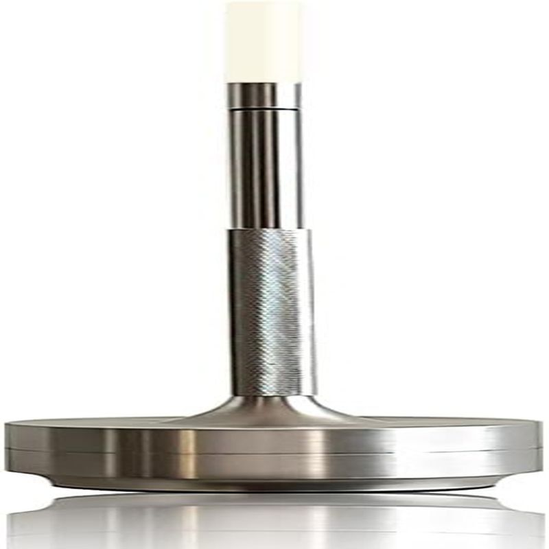 Leroxo Portable Metal LED Table Lamp, Cordless Desk Light Silver | eBay