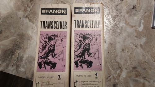 Two (2) Fanon Integrated Circuit Transceiver Model IC-1000 1 Watt ...