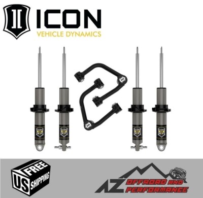 ICON Stage 2 Suspension Kit HOSS 1.0 PKG Tubular for 1-3" Lift 21-Up ...