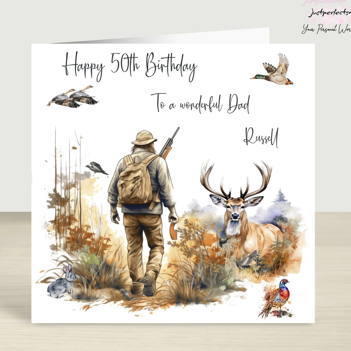 Boys Printable Happy Birthday Card For Hunter