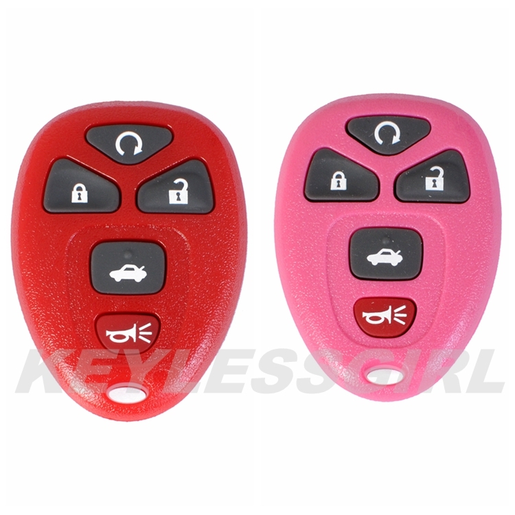 Red&Pink New Keyless Entry Remote Key Start Transmitter Clicker Fob For ...