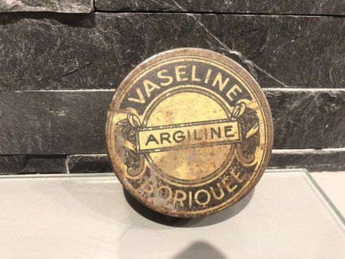 Boite Vaseline ancienne en métal - Argiline Boriquée vintage | eBay