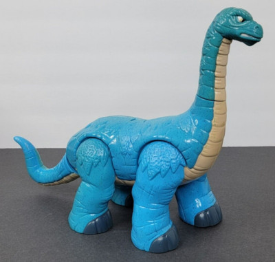 Fisher Price Imaginext Apatosaurus Blue Dinosaur | eBay