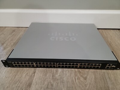 Cisco SG200-50P SLM2048PT-NA 50-Port Gigabit PoE Smart Switch ...
