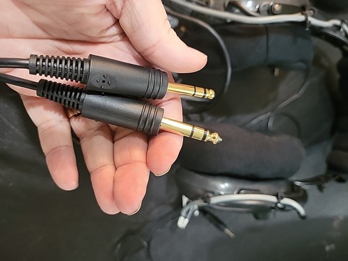 SOFTCOMM C-20 CHANCELLOR PASSIVE AVIATION HEADSET With Cell Attachment ...