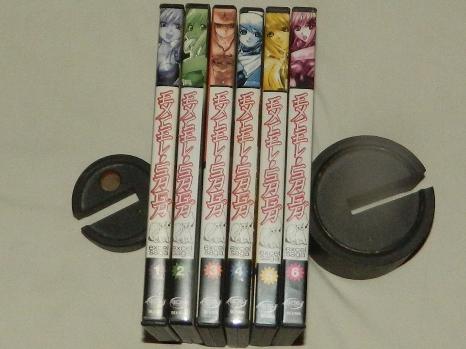 ADV Films 2002 Japanese Anime Excel Saga Vol. 1-6 DVDS W/ Inserts Good ...