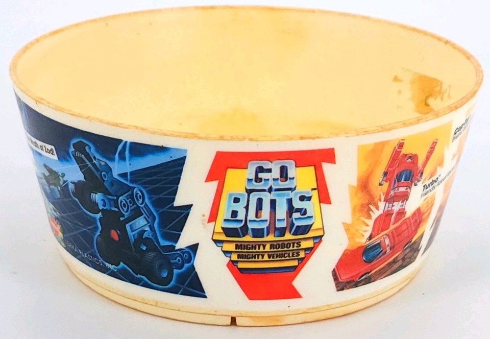 Tonka Go Bots Mighty Robotos Deka Plastics Cereal Bowl USA Vintage 1984 ...