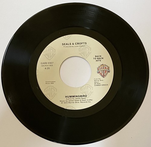 Seals & Crofts “ Summer Breeze / Hummingbird “ 45 Vinyl Record 7” | eBay