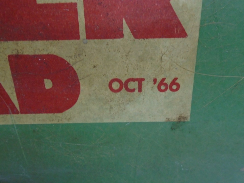 Vintage OCTOBER, 1966 "WONDER BREAD" COMMERCIAL FIBERGLASS DELIVERY ...