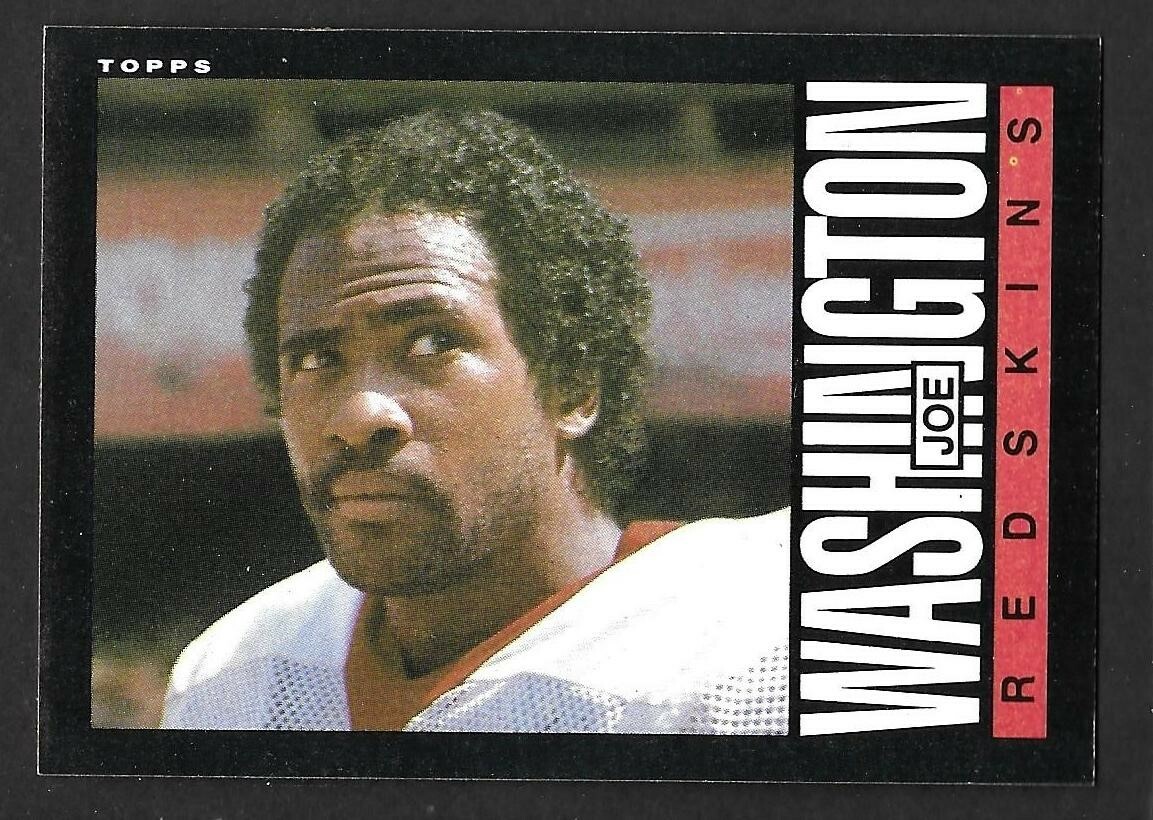 1985 Topps #191 Joe Washington Washington Redskins | eBay