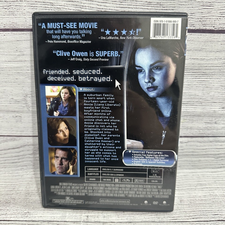 Trust_ (DVD, 2010) Clive Owen, Catherine Keener, Viola Davis ...