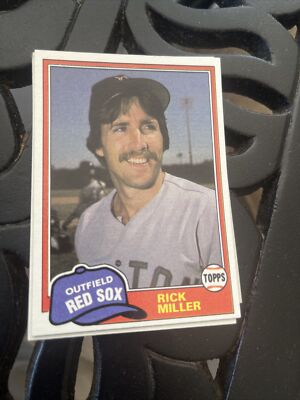1981 Topps Traded RICK MILLER Boston Red Sox #803 | eBay