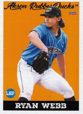 2024 Akron RubberDucks Ryan Webb Cleveland Guardians | eBay