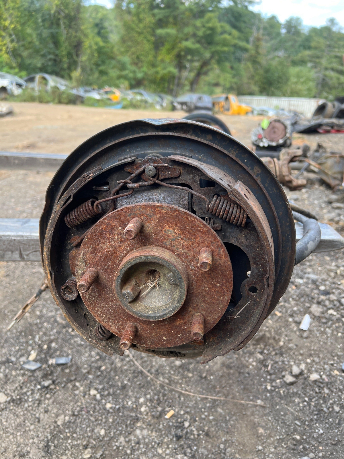 98 - 03 Chevy S10 4x2 Rear Axle Assembly 7-5/8 Ring Gear 4.10 Ratio OEM ...