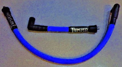 TWISTED 12mm SPARK PLUG WIRES HARLEY SOFTAIL HERITAGE FXST FAT BOY ...