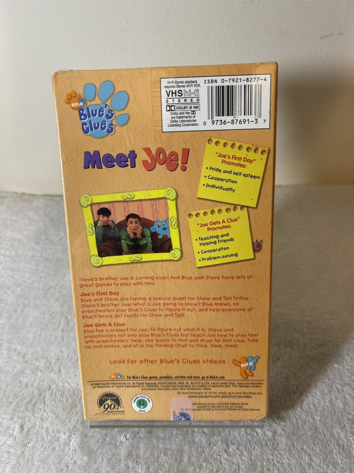 Blues clues Meet Joe vhs new Sealed Watermark | Grelly USA