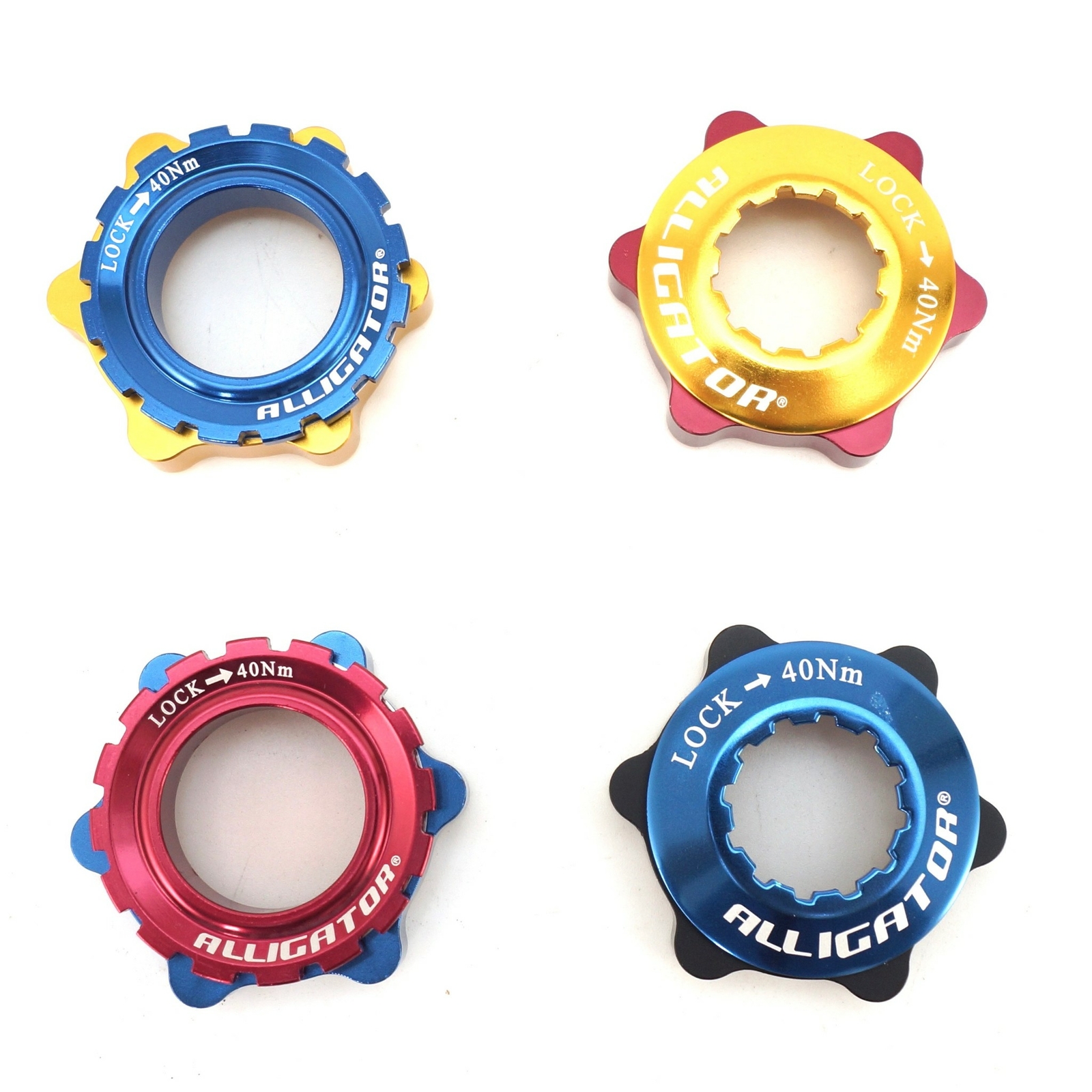 Alligator 6 Bolt to Centerlock Bike rotor adaptor fit Shimano hub 9/15 ...