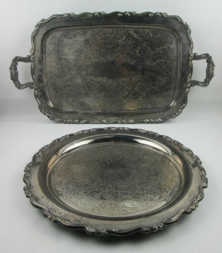 ONEIDA Antique US Silver-Plated Platters & Trays for sale | eBay