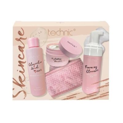 Technic 4Pc Skincare Gift Set 3 Step Daily Routine Cleanser Toner ...