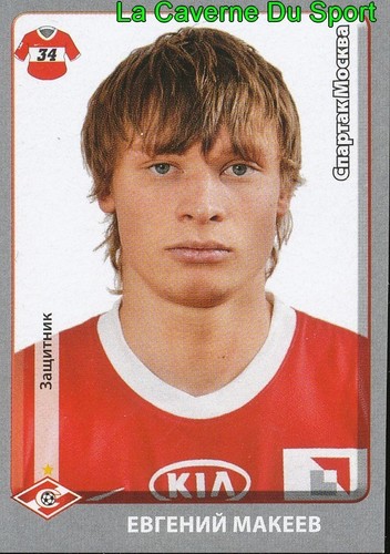 313 EVGENIY MAKEEV SPARTAK MOSKVA STICKER SANDWICHES RUSSIA LEAGUE 2012 ...