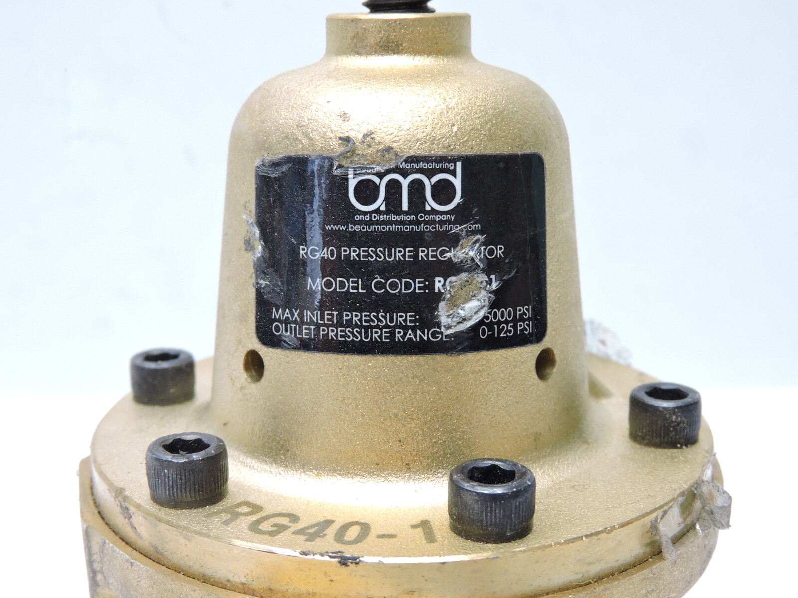 BMD RG40 PRESSURE REGULATOR RG40-1 - BULK NEW! | eBay