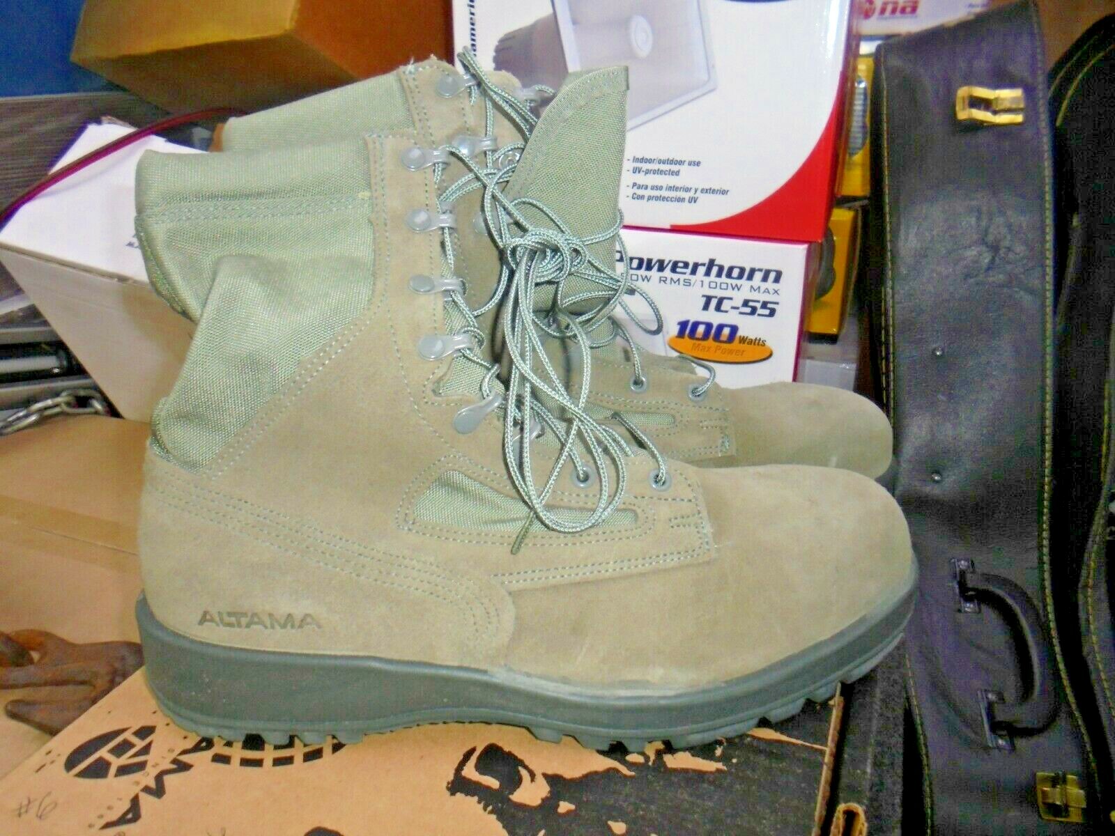 BOOTS, SAFETY STEEL TOE (SIZE:13 W, MILITARY ULTAMA NSN:8430DSSAFETY0 ...