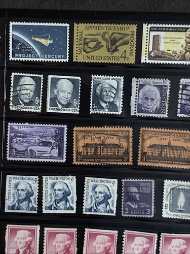 Collectible American Stamps - Presidential & Historical Figures *READ ...