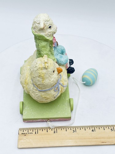 Vintage Inspired Primitive Pull Toy Style Country Farm Easter Lamb ...