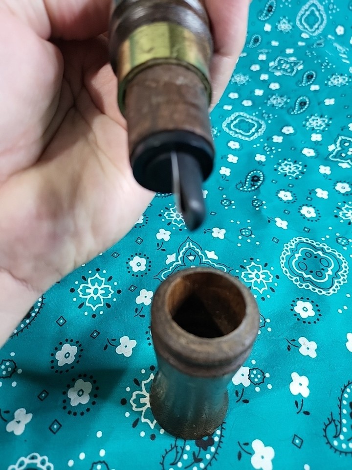VINTAGE WOOD BARREL CANADA GOOSE FLUTE CALL GOOSE CALL | eBay