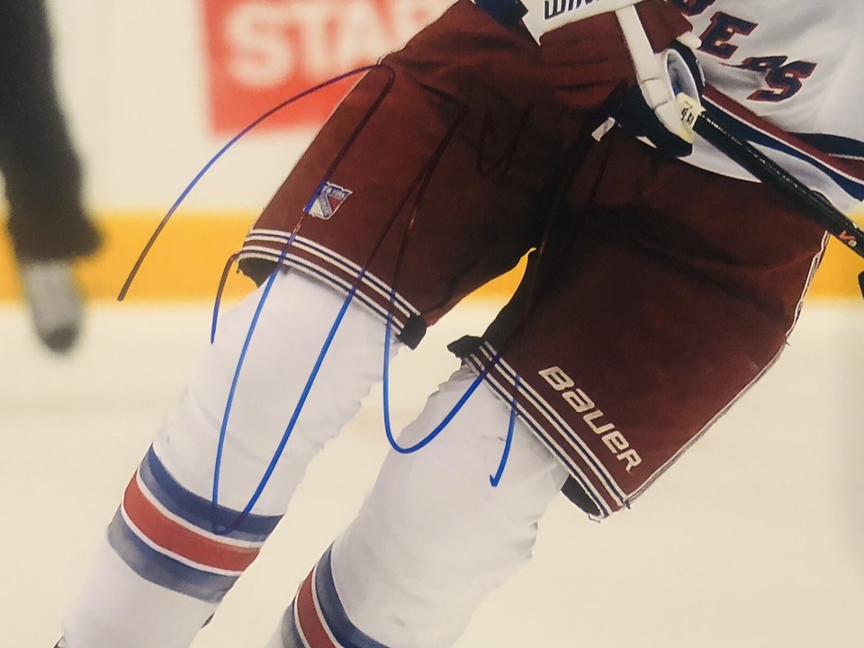 RIck Nash New York Rangers AUTOGRAPH Photo Signed GLOSSY 11x14 JSA COA ...