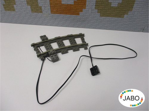 Câble de connexion Lego avec rail incurvé 9 volts 9V chemin de fer 4520 ...