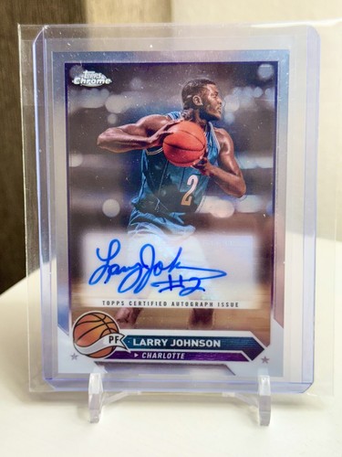 2023-24 Topps Chrome - Autographs Larry Johnson #CG-LJ (AU) for sale ...