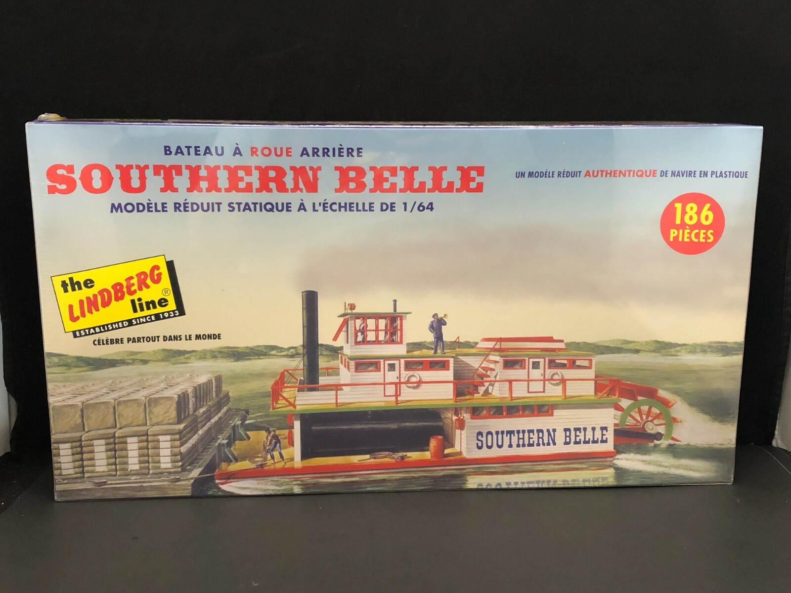 Lindberg 1/64 Southern Belle Stern Wheel River Boat HL201 for sale ...