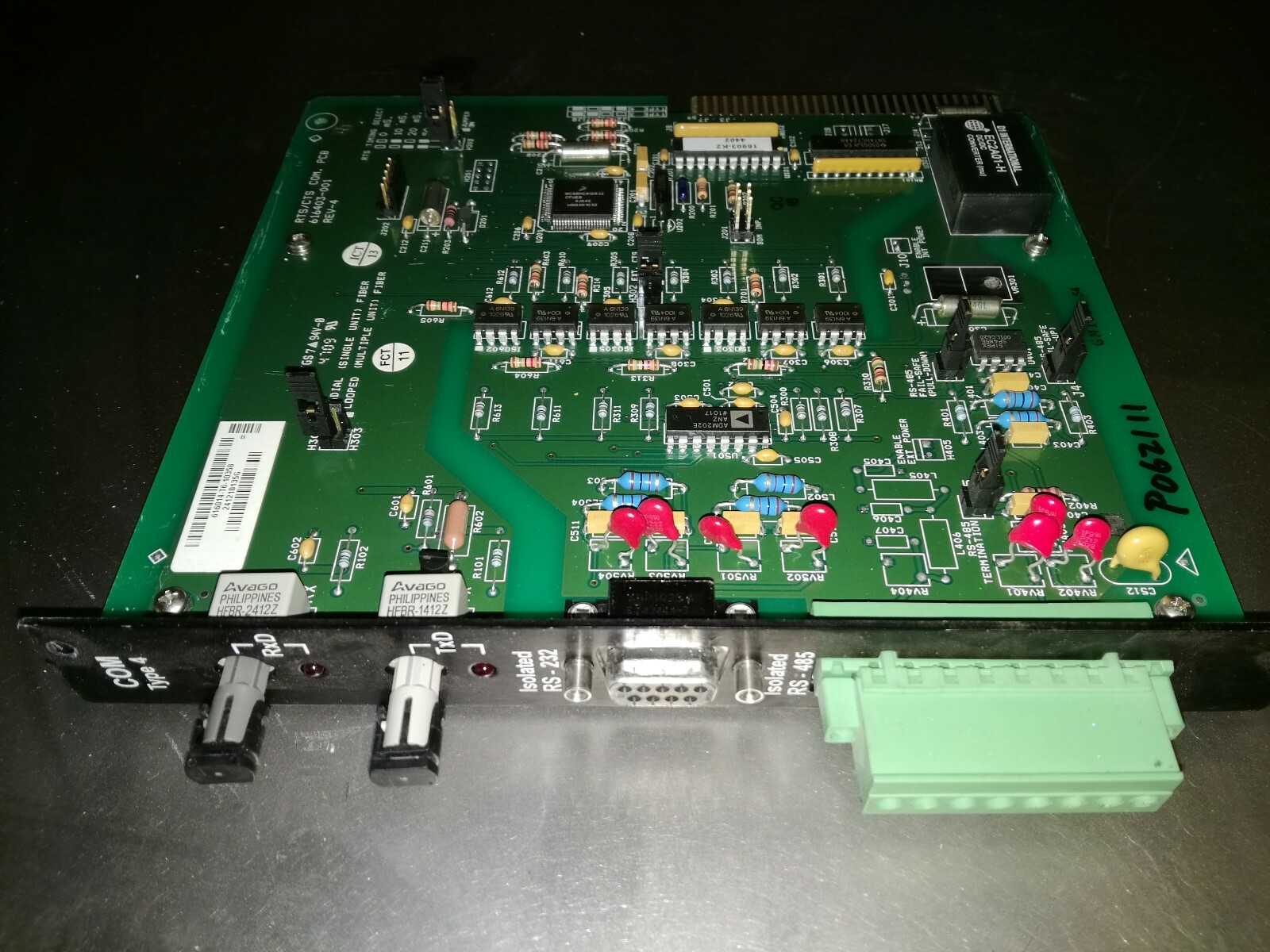 ABB RT/CTS COM Type 4 / 616014-T6-10358 PCB for ABB PCD 2000 Recloser ...