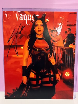 Stephanie Vaquer Walking To Ring Red Edit Signed Autograph 8x10 WWE TNA ...