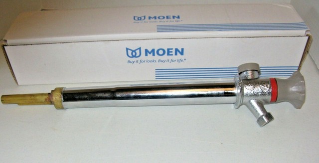 Moen HC400508 Chrome 8" Outdoor Single Handle Hot and Cold Sill Faucet ...